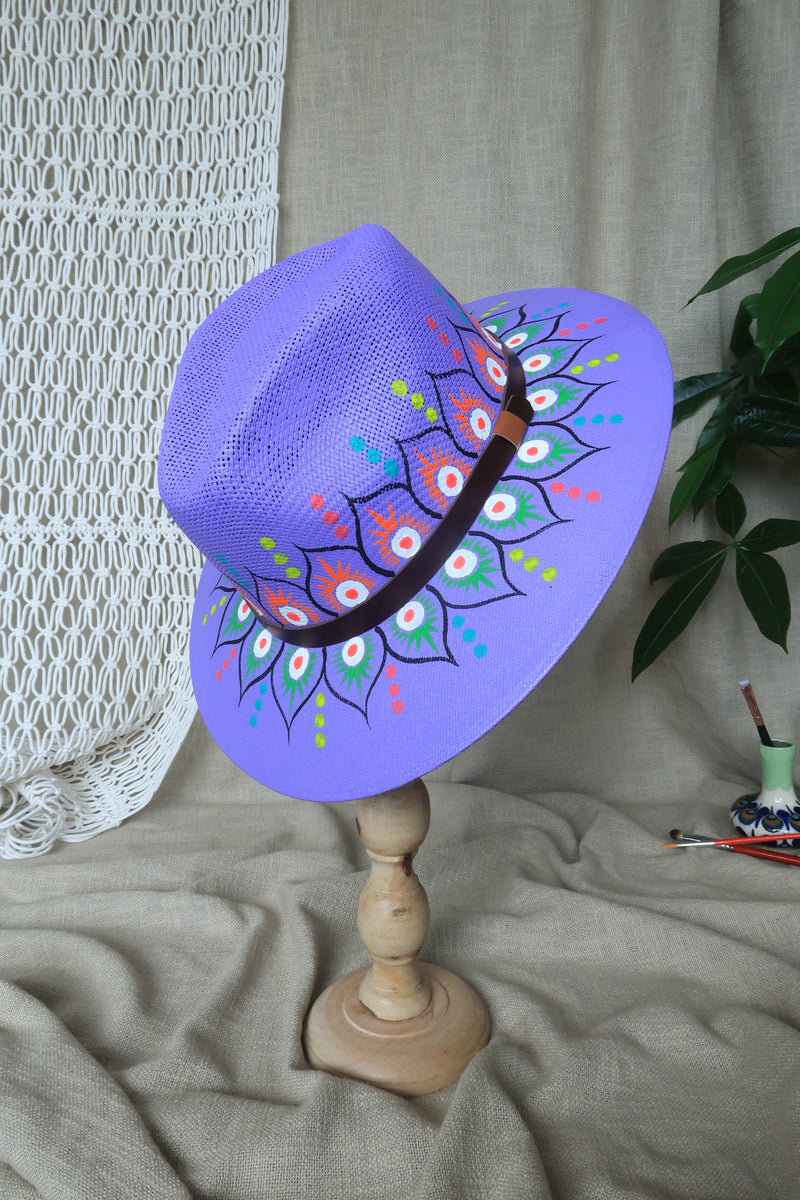 Purple Painted Fedora – MAYANII